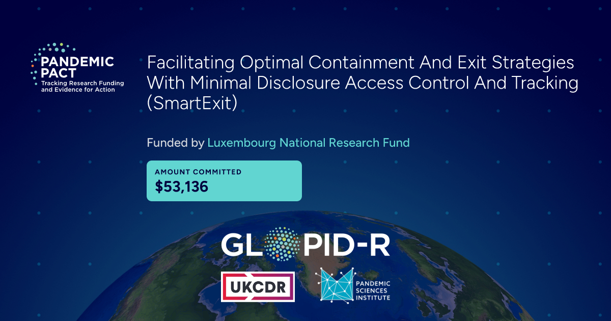 Facilitating Optimal Containment And Exit Strategies With Minimal ...